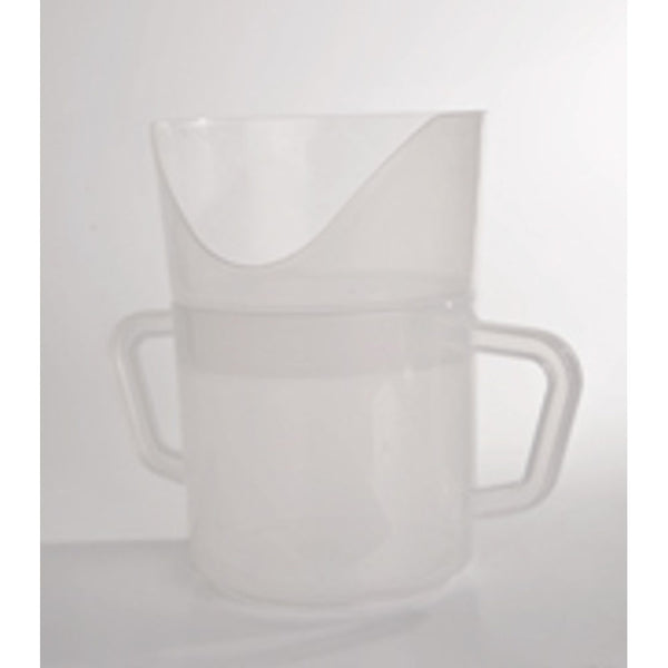 Independence 2-Handle Nosey Cup, 8 oz, Clear, for Hot/Cold Drinks, Nose ...