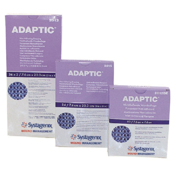 Adaptic Non-Adhering Dressing 3x3 Inch with Petroleum Layer, Sterile ...