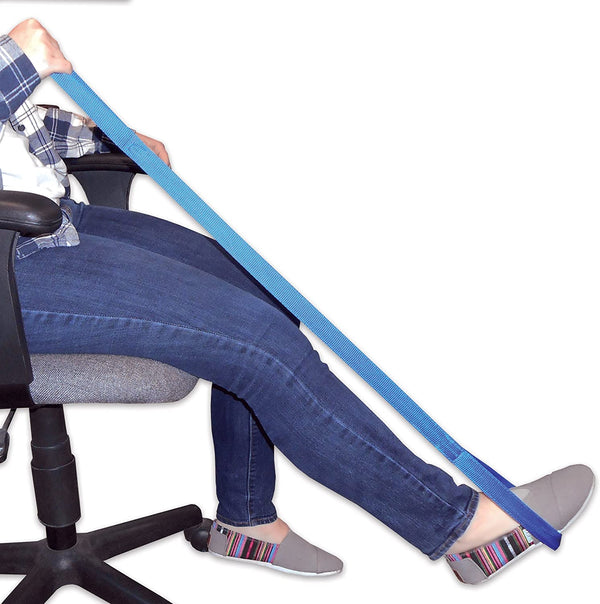 Rehabilitation Advantage Rigid Leg Lifter with Adjustable Foot Loop ...